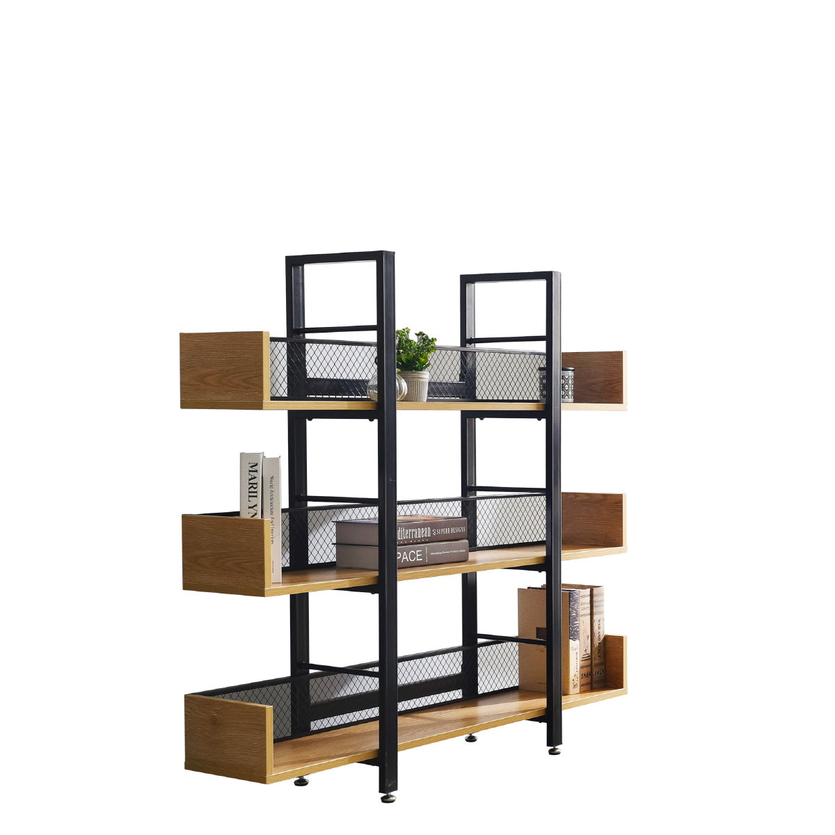 [Plank] S10 Bookshelf 1200 (Back Mesh shelf) – Monster-living